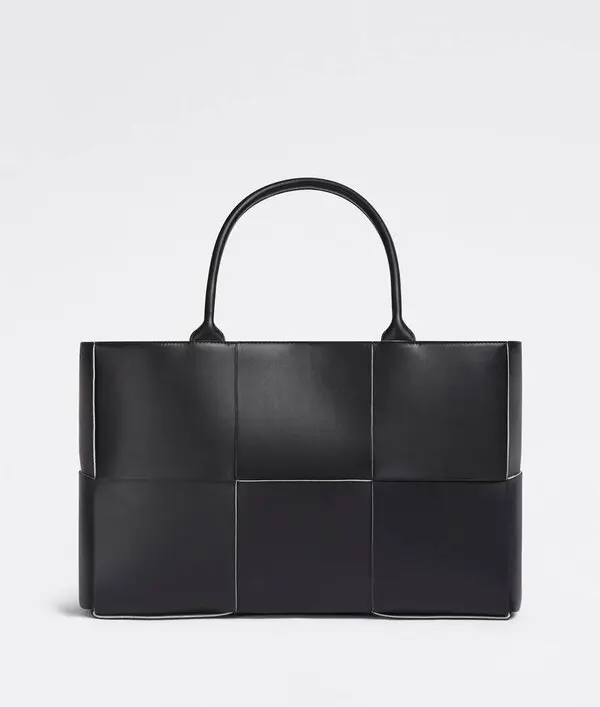 Bottega Veneta Medium Arco Tote Bag - Black / White | Editorialist